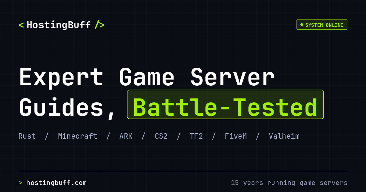 Rust Server Wipe Guide — Force & BP Wipes | HostingBuff